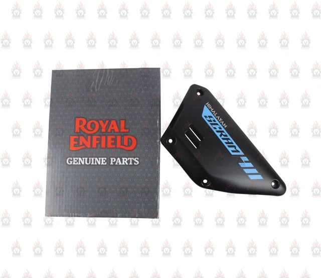 ROYAL ENFIELD &GRAPHITE Blue Scram 411 Side Panel for Left Side" £53.95 ...