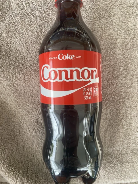 2025 SHARE A Coke With CONNOR Full Unopened 20oz Bottle $25.63 ...