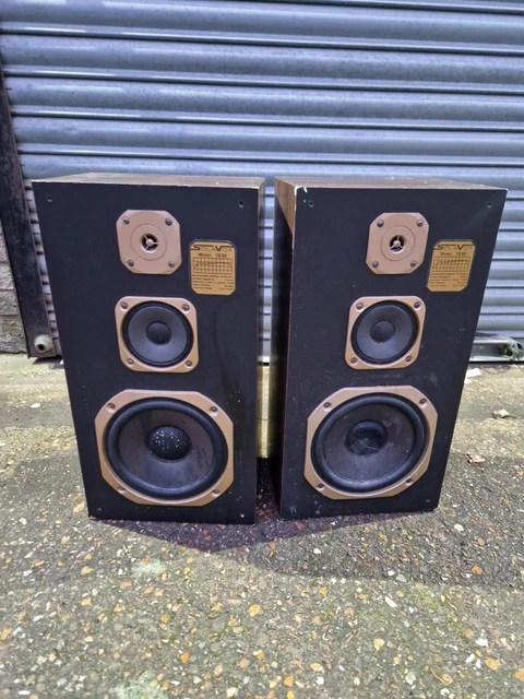 SOLAVOX TB-80 (Wharfedale for Comet) Floor/Stand HiFi 3 Way Speakers ...