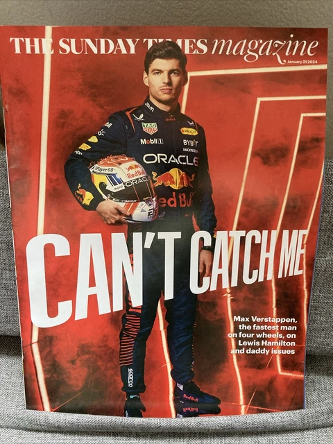 SUNDAY TIMES MAGAZINE 21 January 2024 MAX VERSTAPPEN FATIMA FLOREZ £5. ...