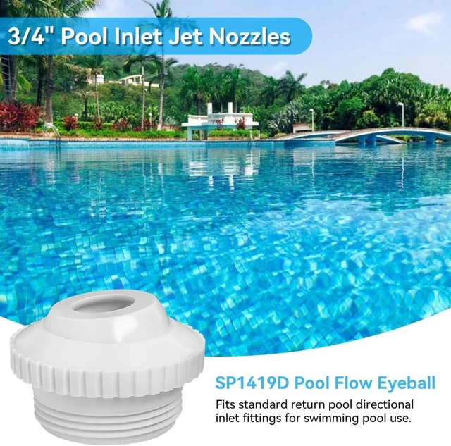 1-10X SWIMMING POOL Spa Return Jet Fitting Eyeball Nozzle SP1419D ...