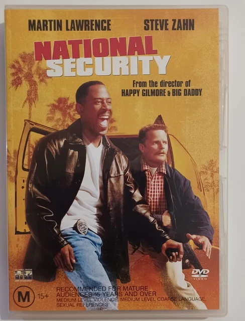 NATIONAL SECURITY DVD (Region 4) GC Martin Lawrence Comedy Action Free Postage $6.95 - PicClick AU