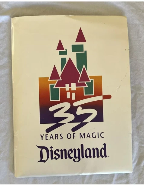 VINTAGE DISNEYLAND 35TH Anniversary Press Kit 1990 Photos Photograph ...