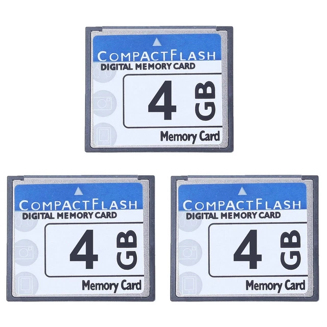 3X PROFESSIONAL 4GB Compact Flash Memory Card for Camera ...