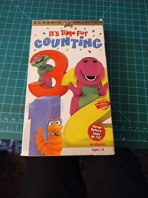 BARNEY VHS ITS Time For Counting EUR 16,67 - PicClick FR