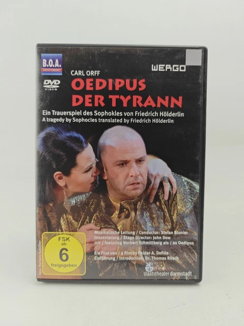 CARL ORFF: OEDIPUS Der Tyrann / Oedipus The Tyrant [DVD] EUR 23,09 ...