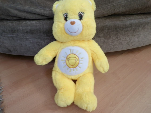 BUILD A BEAR CARE BEAR YELLOW FUNSHINE TEDDY BEAR PLUSH SOFT TOY 18in £ ...