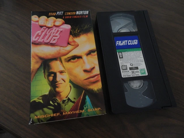 FIGHT CLUB BRAD Pitt Edward Norton Vhs David Fincher Cult Classic 1999 ...