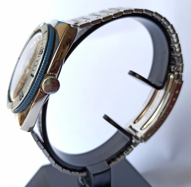 OROLOGIO ELOGA SWISS made diver vintage mechanical watch incabloc 17 ...