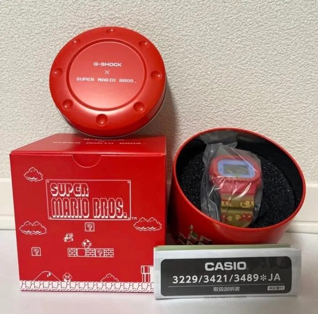 NINTENDO SUPER MARIO BROs x G-Shock Limited Watch Casio DW-5600SMB-4JR ...