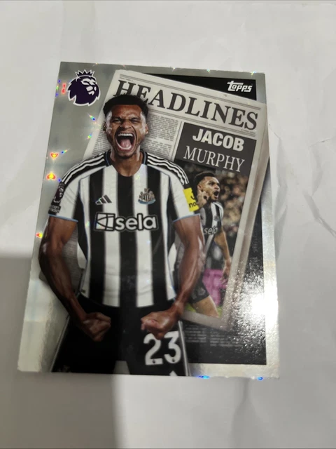 TOPPS PREMIER LEAGUE 2026 25/26 Jacob Murphy Newcastle Headlines Parallel £1.13 - PicClick UK