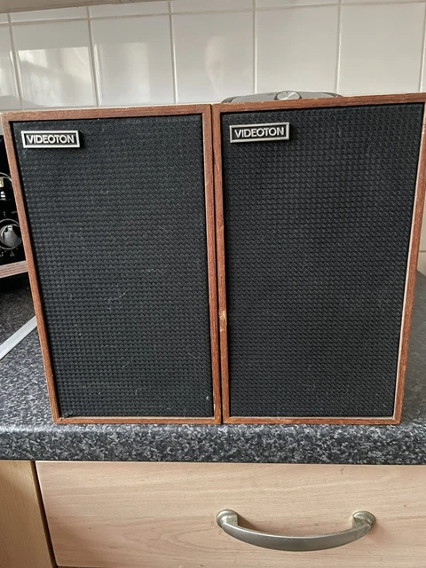 VIDEOTON MINIMAX 2 Speakers Vintage Bookshelf Pair £49.99 - PicClick UK