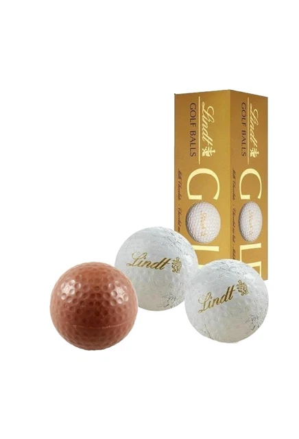 LINDT CHOCOLATE GOLF Balls Swiss Milk Chocolate 110g (2 Pack) £18.99 ...