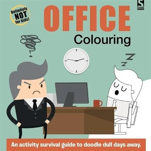 OFFICE COLOURING (ADULT Colouring/Activity) by Harriet Paul Book The ...