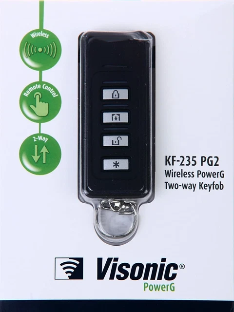 VISONIC KF-235 PG2 Wireless Kaybob (868-1) UK Systems £24.00 - PicClick UK