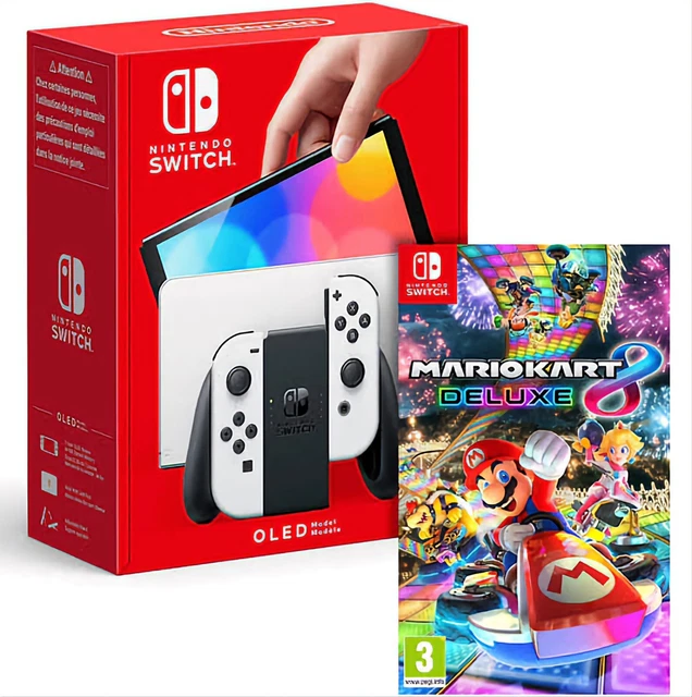 NINTENDO SWITCH OLED Model Console -- White +Mario kart £279.99 ...