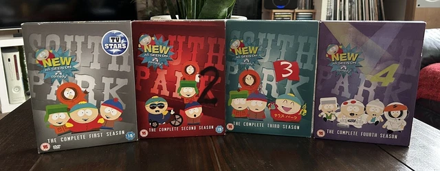 SOUTH PARK DVD Lot Complete Seasons 1-4 Used Region 2 EUR 24,54 ...
