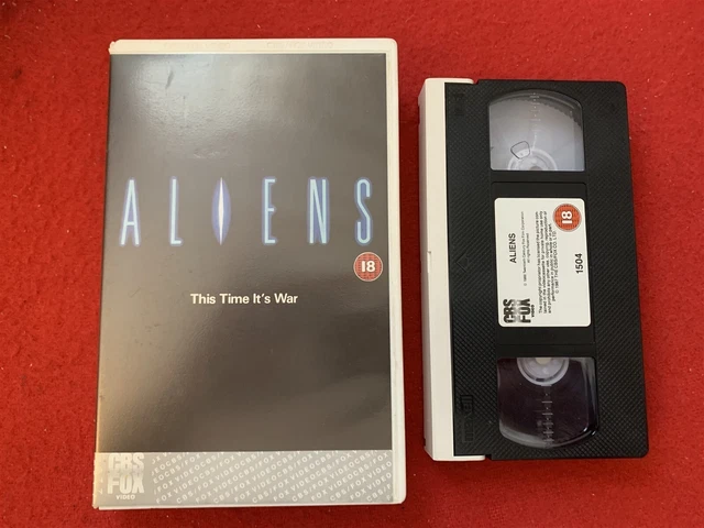 ALIENS RARE BIG Box Ex Rental Vintage Vhs Video Tested Horror Sci-Fi ...