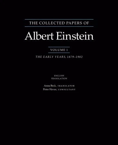 THE COLLECTED PAPERS of Albert Einstein, volume, Einstein, Stachel ...