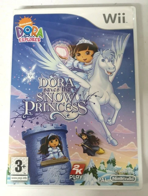 DORA THE EXPLORER Dora Saves The Snow Princess Nintendo Wii Video Game ...