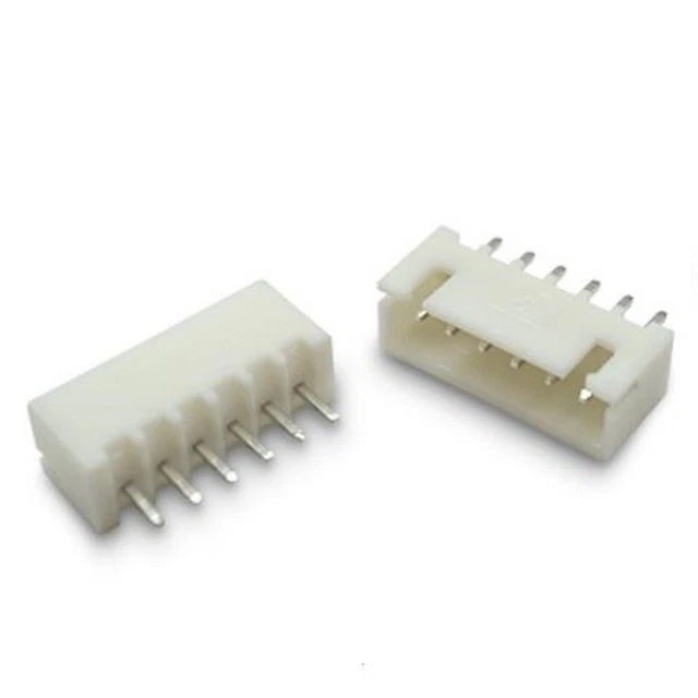 100PCS JST XH 2.54mm Pitch 6Pin Straight PCB Socket Male Connector Header C20-6P $10.41 ...