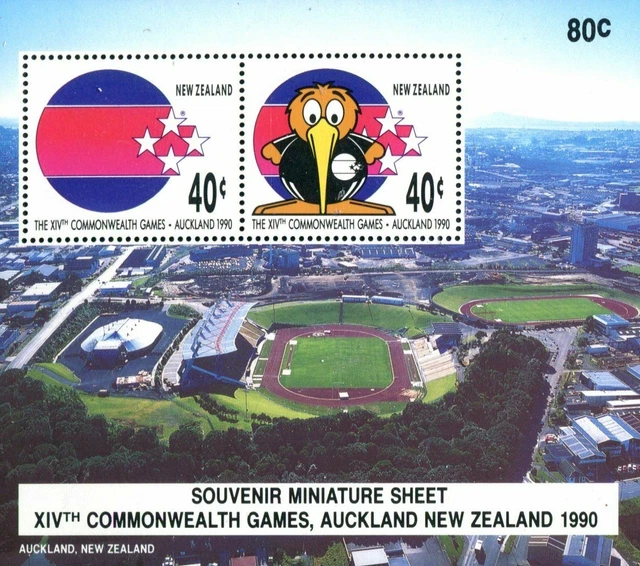 1990 NEW ZEALAND - Auckland Commonwealth Games (Stadium) - Miniature ...