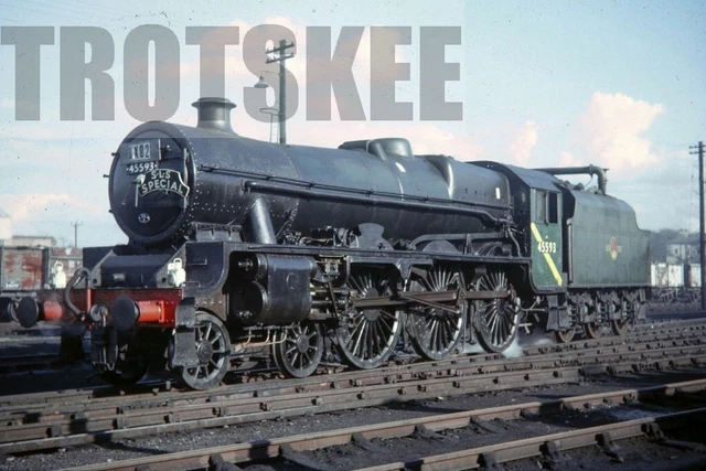 35MM SLIDE BR British Railways Steam Loco 45593 Class JUBE 1960 Original £3.99 - PicClick UK