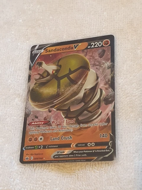 POKEMON CARD SANDACONDA V 089/198 Chilling Reign $3.00 - PicClick AU