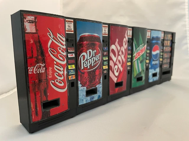 1:18 SCALE COKE Coca Cola Drink Snack Vending Machine Diorama Display ...