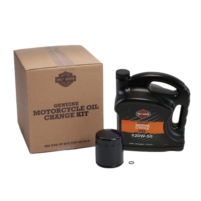 HARLEY-DAVIDSON MOTORCYCLE OIL Change Set HD360 Oil Filter + Oil HD-360 ...