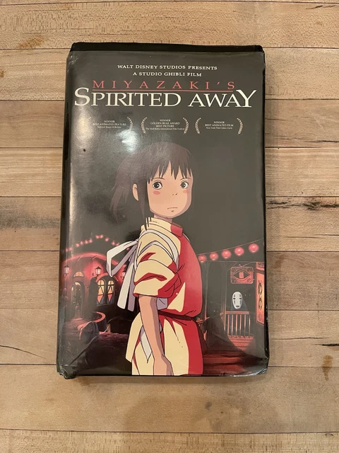 SPIRITED AWAY STUDIO Ghibli VHS Disney Presents 2001 Clamshell Miyazaki ...