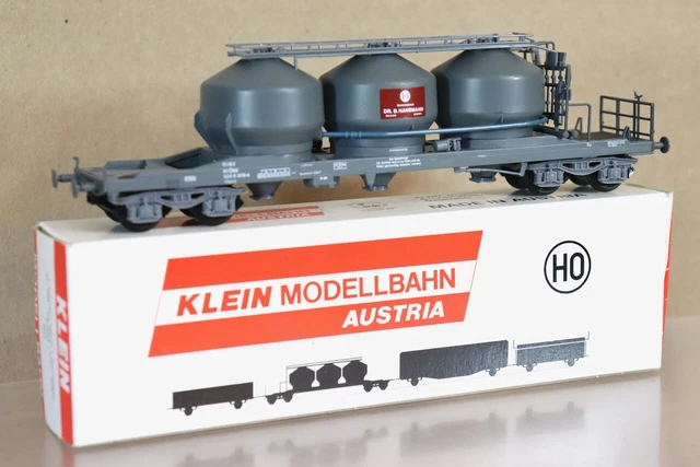 KLEIN MODELLBAHN 3411 Obb ÖBB Dr Hansmann Silo Wagon 978-4 Mint Emballé ...