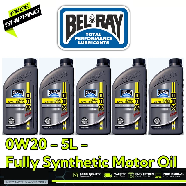 FOR BEL-RAY FULLY Synthetic Engine Motor Oil BRX ELITE 0W20 - 5 Liter ...