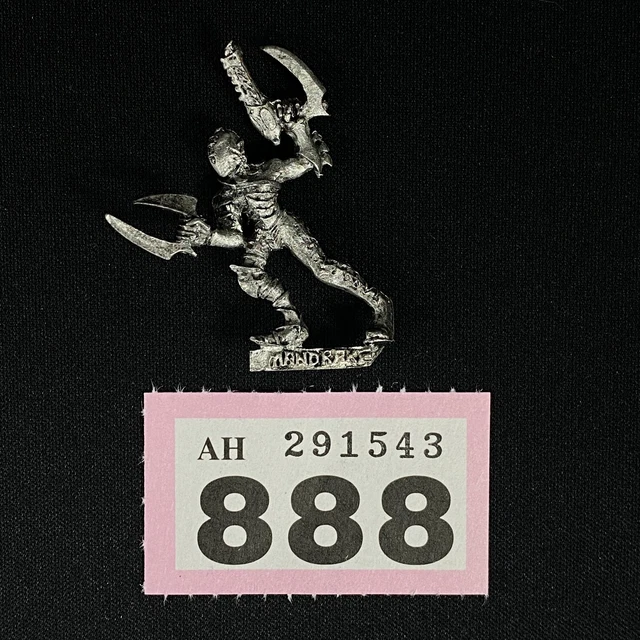 1 DRUKHARI MANDRAGORE Eldar Noir Métal Warhammer 40,000 40K 3RD Édition ...