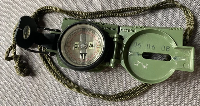 VINTAGE CAMMENGA U.S. Army Compass Military Magnetic Model 3H 6605-01 ...