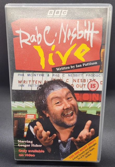 RAB C. NESBITT - Live (VHS Video Tape) Rare £10.00 - PicClick UK