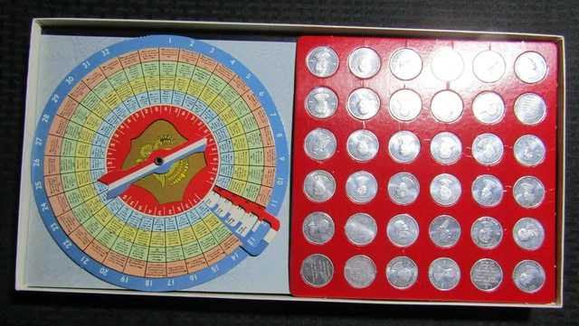 1965 MEET THE PRESIDENTS Quiz/Board Game FVF/FN Selchow & Righter ...