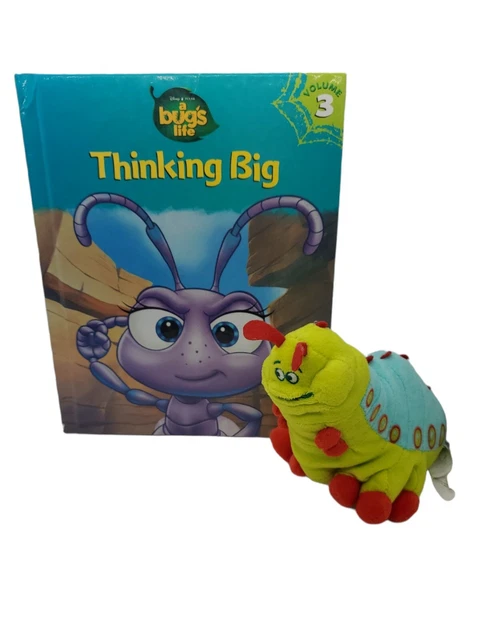 DISNEY PARKS A Bug's Life HEIMLICH CATERPILLAR Plush STUFFED Pixar ...