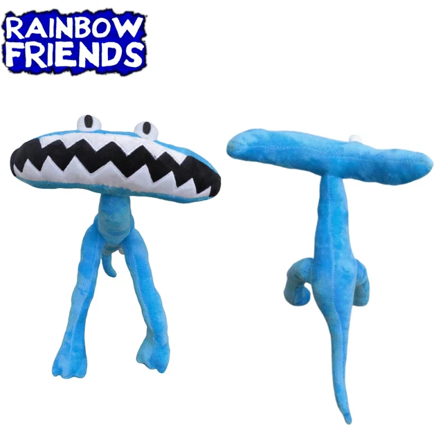 RAINBOW FRIENDS CYAN Cartoon Plush Toy Home Desktop Decoration Doll ...