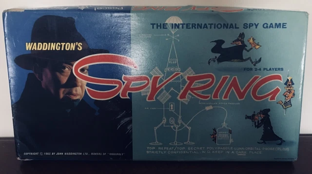 SPY RING BOARD Game By Waddingtons 1965 Vintage Complete £3.84 ...