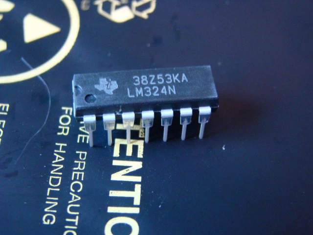 LM324N QUAD OPERATIONAL AMPLIFIER IC X 4 Pcs - TEXAS INSTRUMENTS £2.95 ...