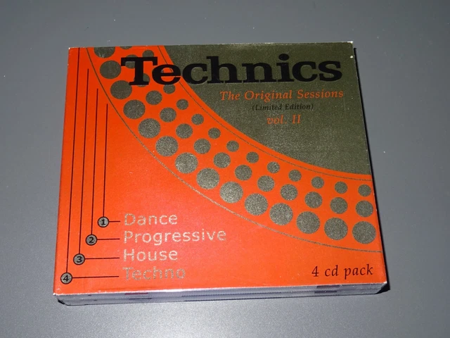 TECHNICS - THE Original Sessions Vol. Ii - V.a. / 4-Cd-Box-Set (Cd's ...