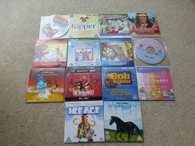 SET OF 13 Promo Childrens Dvds Kipper,Black Beauty, Balamorey £4.99 ...