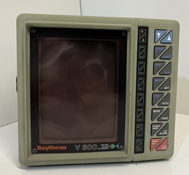 VINTAGE RAYMARINE RAYTHEON V800 Color Echo Sounder Fish Finder $74.99 ...