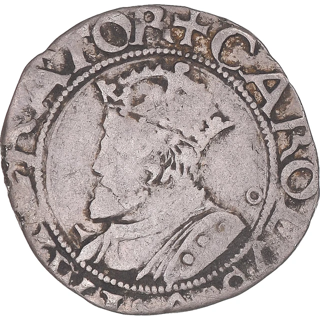 MONNAIE, RÉGIONS FRANÇAISES, Franche-Comté, Carolus, 1554, Besançon ...