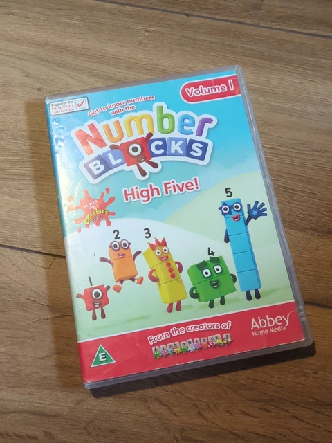 NUMBER BLOCKS VOLUME 1 DVD High Five Cbeebies R2 Region 2 Educational ...