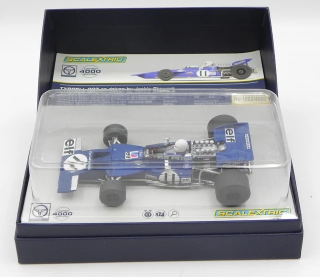 SCALEXTRIC TYRRELL 003 #11 Stewart Spanish Gp 1971 slot car 1:32 Ref. C3655a MIB £45.69 ...