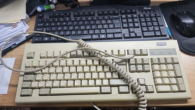 DELL/ELONEX SK-1000RE PS/2 PS2 Computer PC Keyboard Vintage Retro £14. ...
