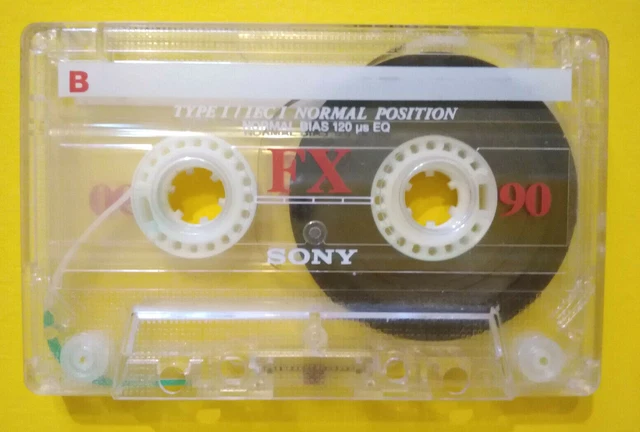 MC SONY FX 90 Fx90 Musicassetta Vintage Compact Cassette Audio Tape ...