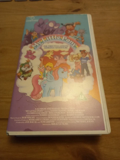 MY LITTLE PONY, The First Full Length Animated Adventure VHS Tape 1986 ...
